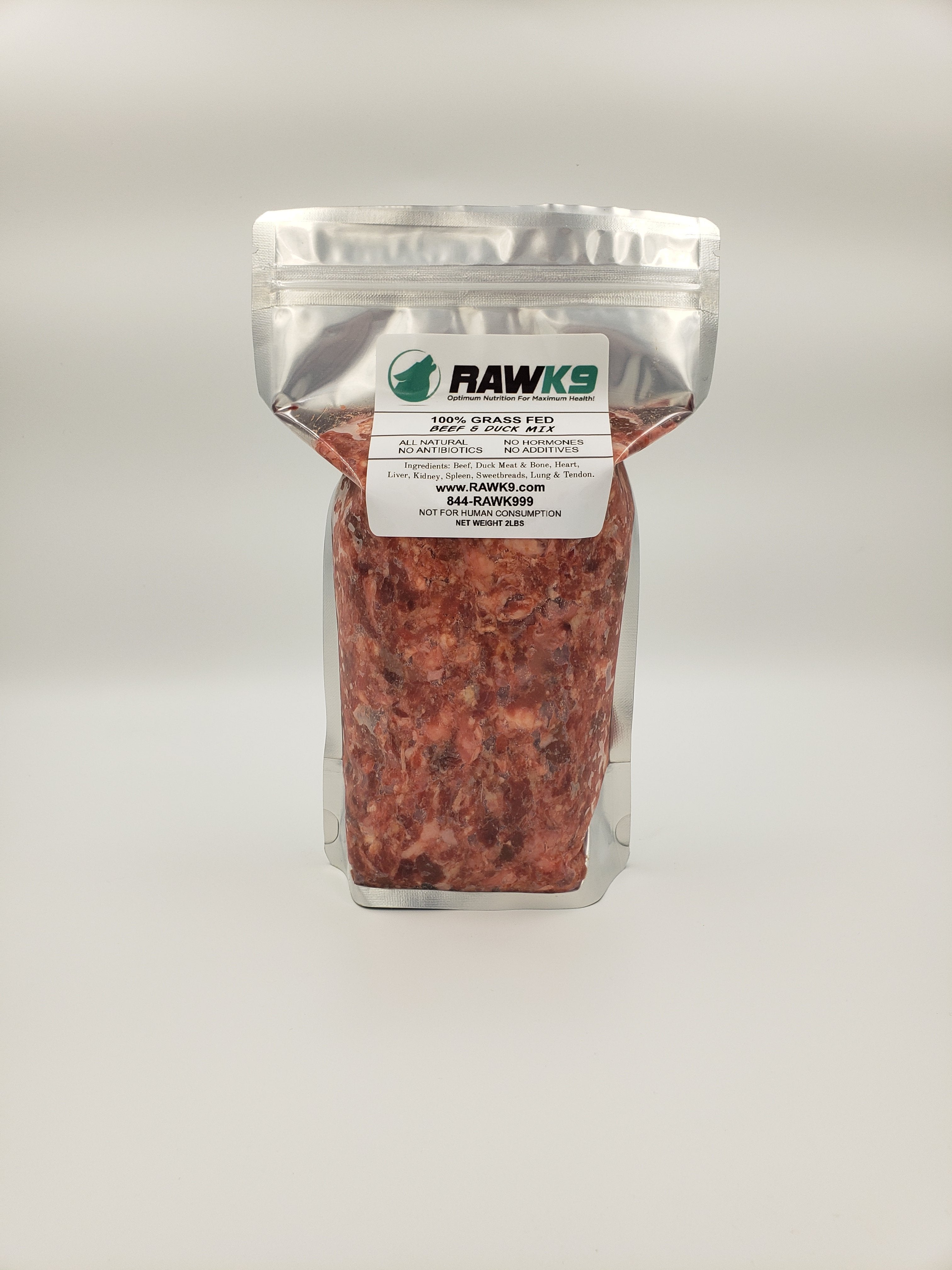 Beef & Duck - 18 Lb - Increases Canine Health And Nutrition | Raw K9